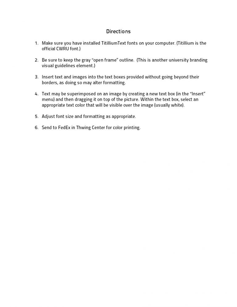 Example Flyer Templates – Marcom Toolkit