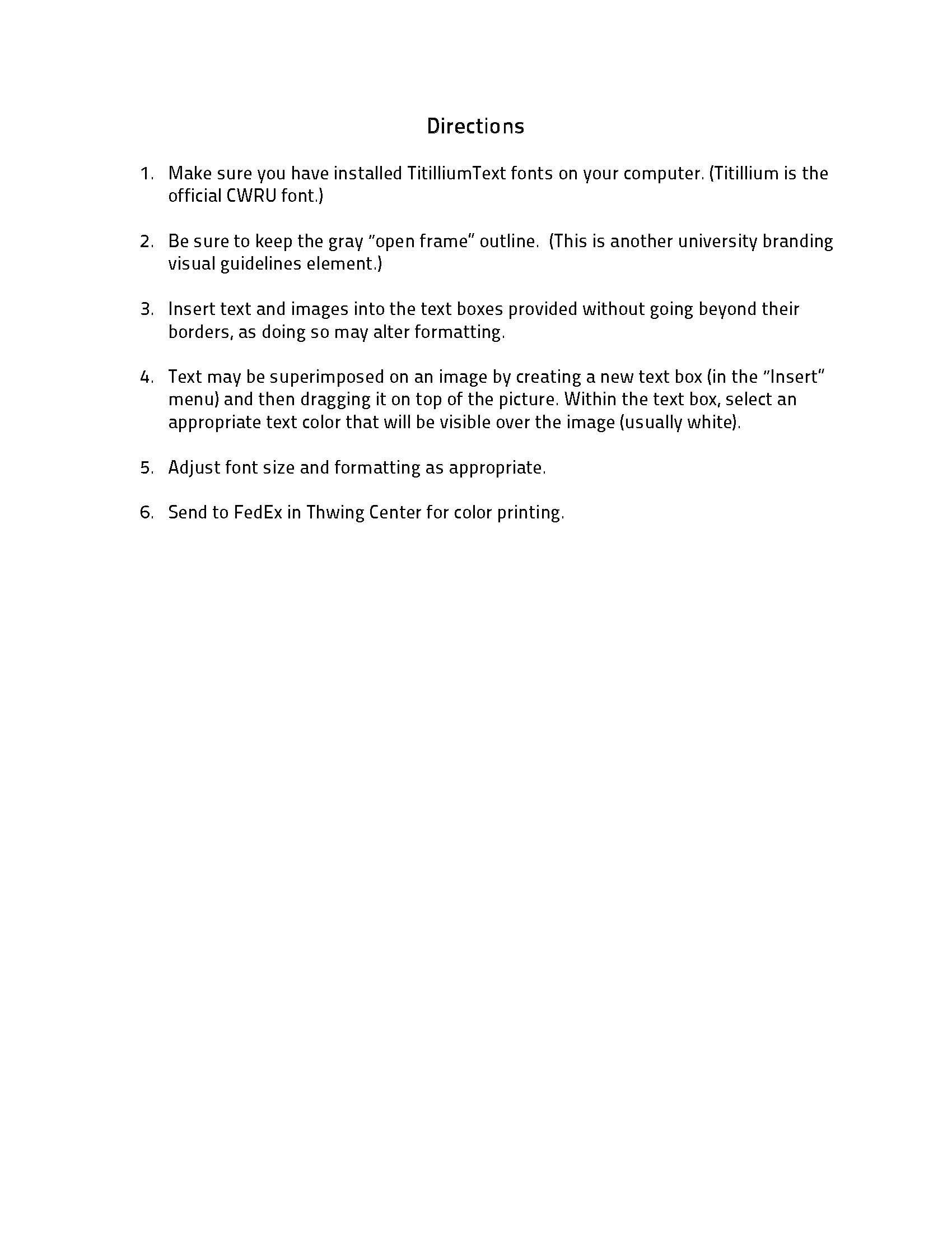 Example Flyer Templates – Marcom Toolkit