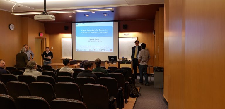 Events: Dr. Gerald Frankel March 21st, 2018 – CWRU Electrochemical ...