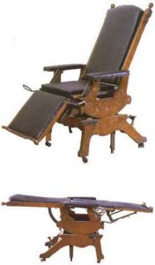 Physician's surgical chair, 1890 - Dittrick Medical History Center