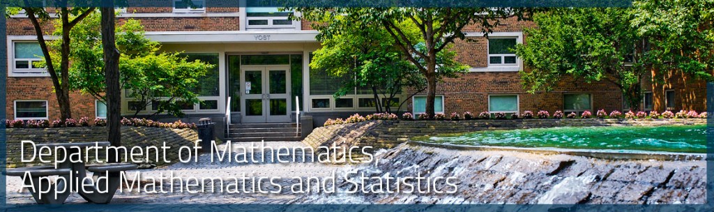 Math Banner – Department of Mathematics, Applied Mathematics, and ...