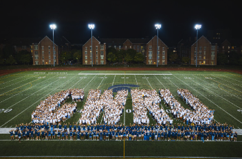 CWRU-human-letters-on-field - College of Arts and Sciences