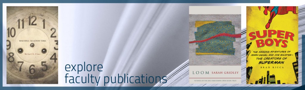 faculty-publications-banner - Department of English