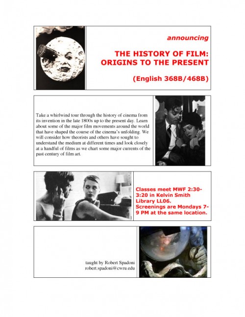 History of Film – Robert Spadoni